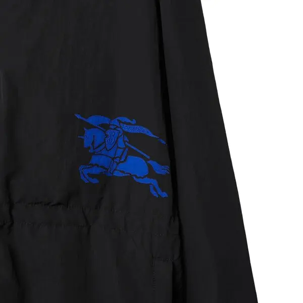 Burberry Equestrian Knight Zip-up Hooded Jacket