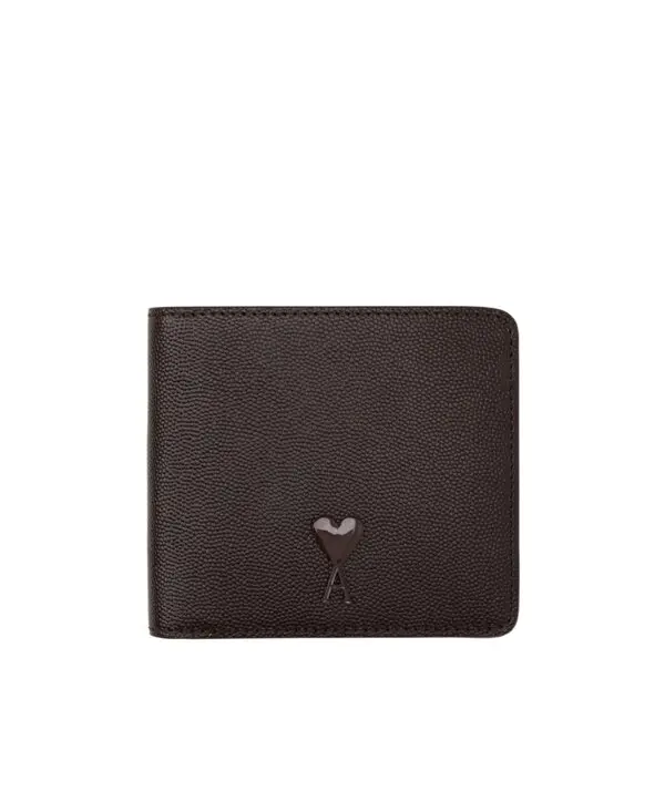 Ami De C Ur Double-folded Wallet - Black