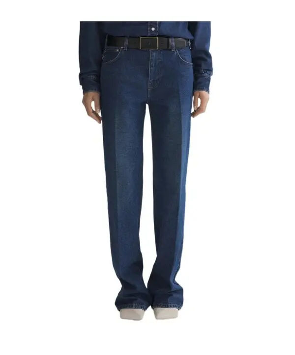 MUGLER Belt Loop Jeans - Blue