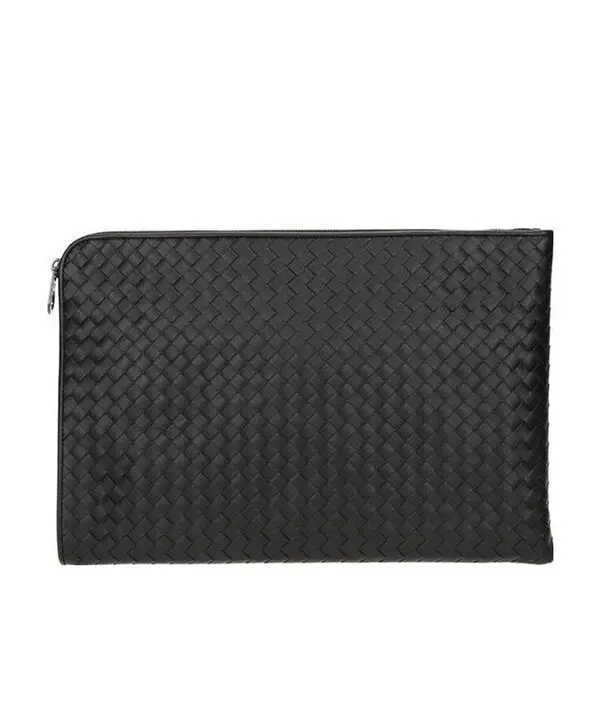 Bottega Veneta Intrecciato Clutch - Black