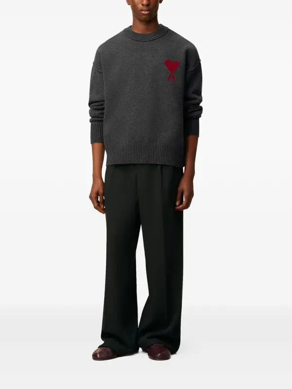 AMI Paris De Coeur Crewneck Jumper
