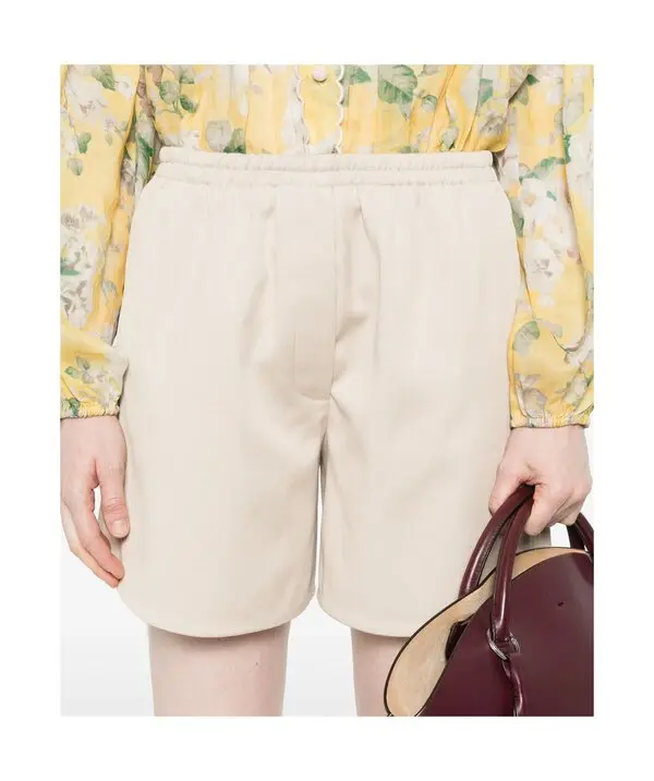 FORTE_FORTE Elastic Waist Shorts
