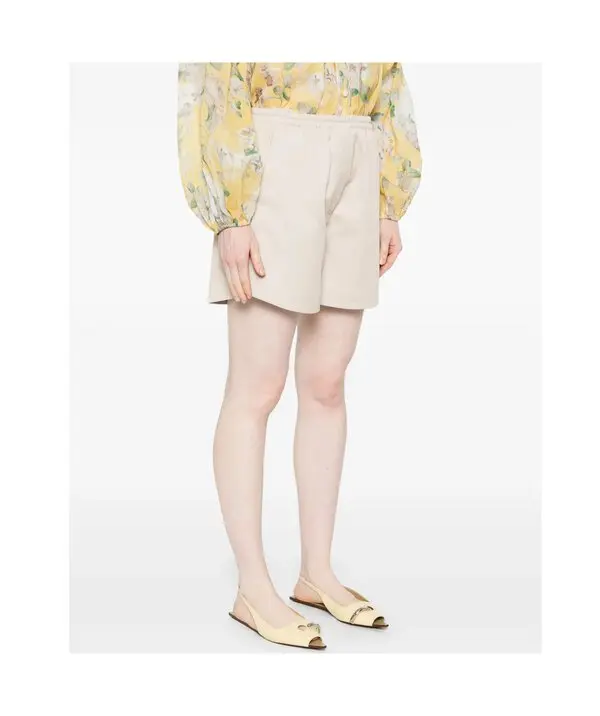 FORTE_FORTE Elastic Waist Shorts