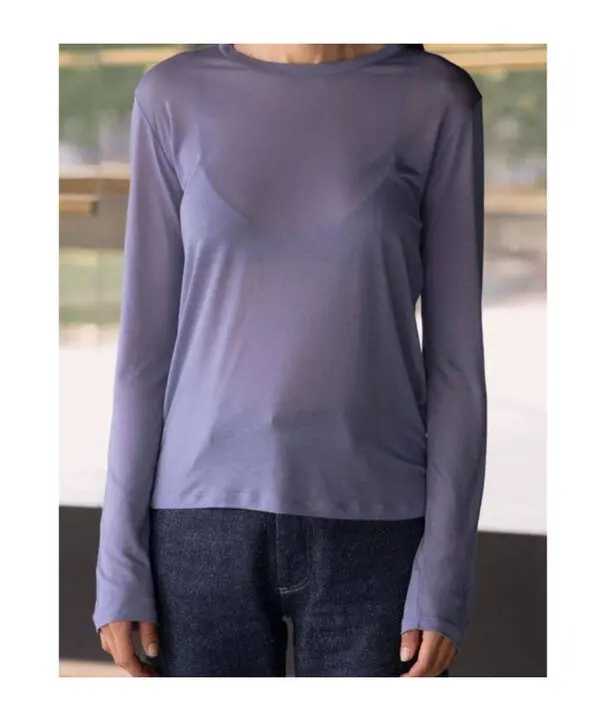 BASERANGE Long Sleeve T-shirt - Gray