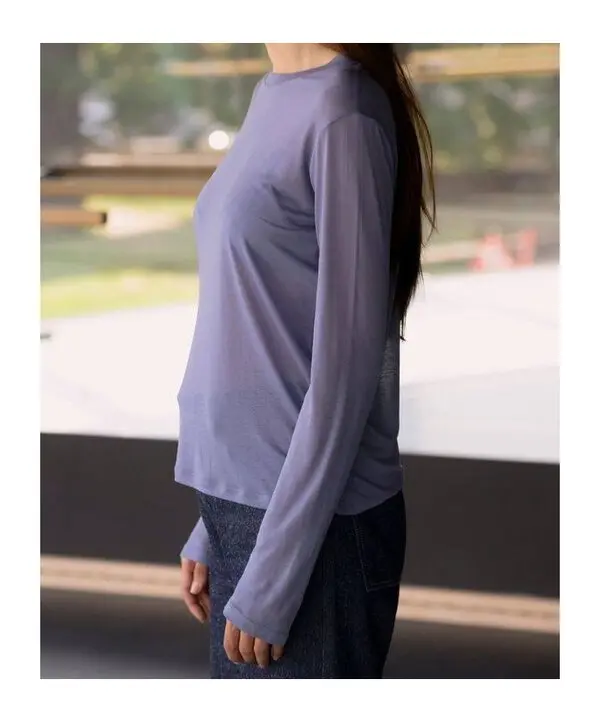 BASERANGE Long Sleeve T-shirt - Gray