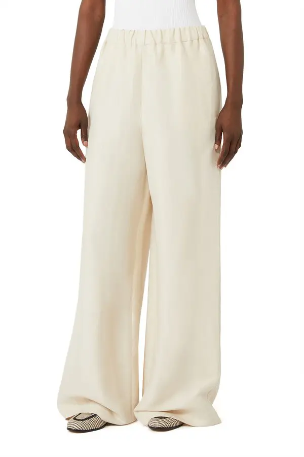 Max Mara Wide-leg Trousers - Beige