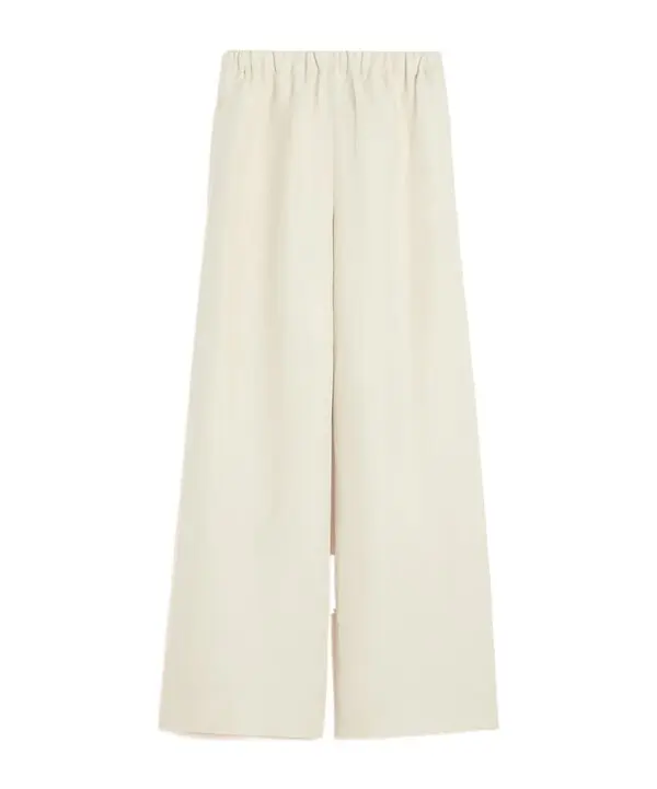 Max Mara Mxmoro Wide-leg Pants - Beige