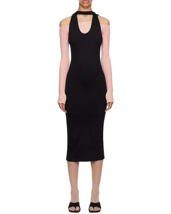 MAISON MARGIELA Sleeveless Midi Dress