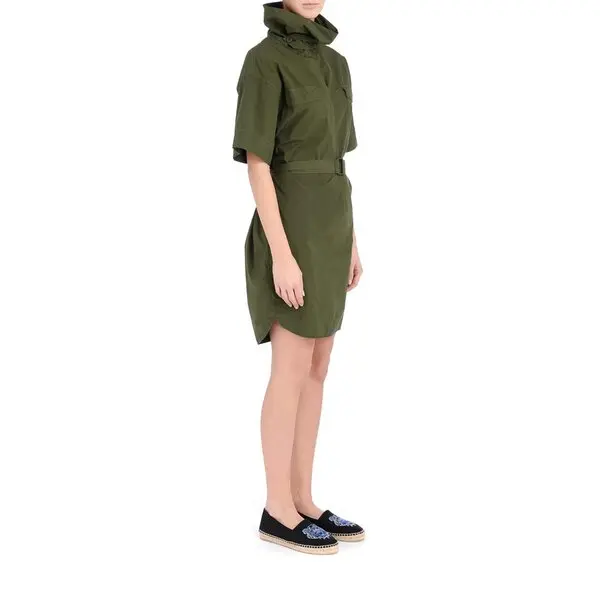 Kenzo High-neck Belted Dress