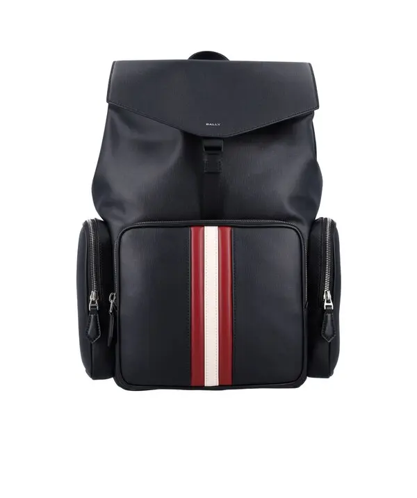 Bally Mythos Clasp Fastened Backpack - Black