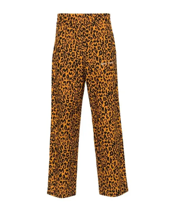 Palm Angels Cheetah-printed Straight Leg Track Pants