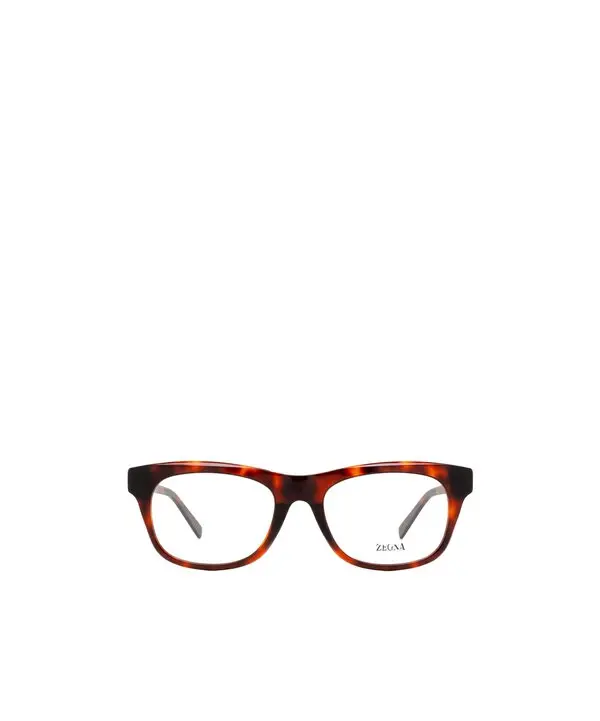 Zegna Rectangular Frame Eyeglasses - Multicolor