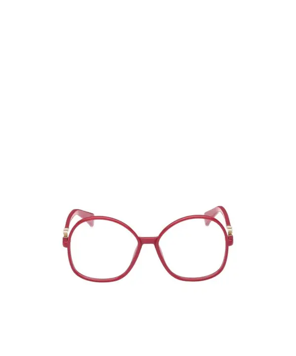 Max Mara Round Frame Eyeglasses - Red