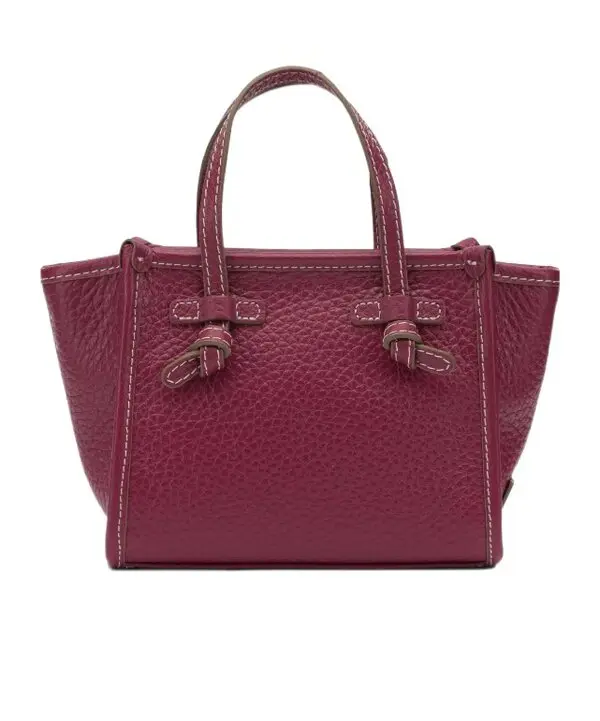GIANNI CHIARINI Miss Marcella Top Handle Bag - Purple-red