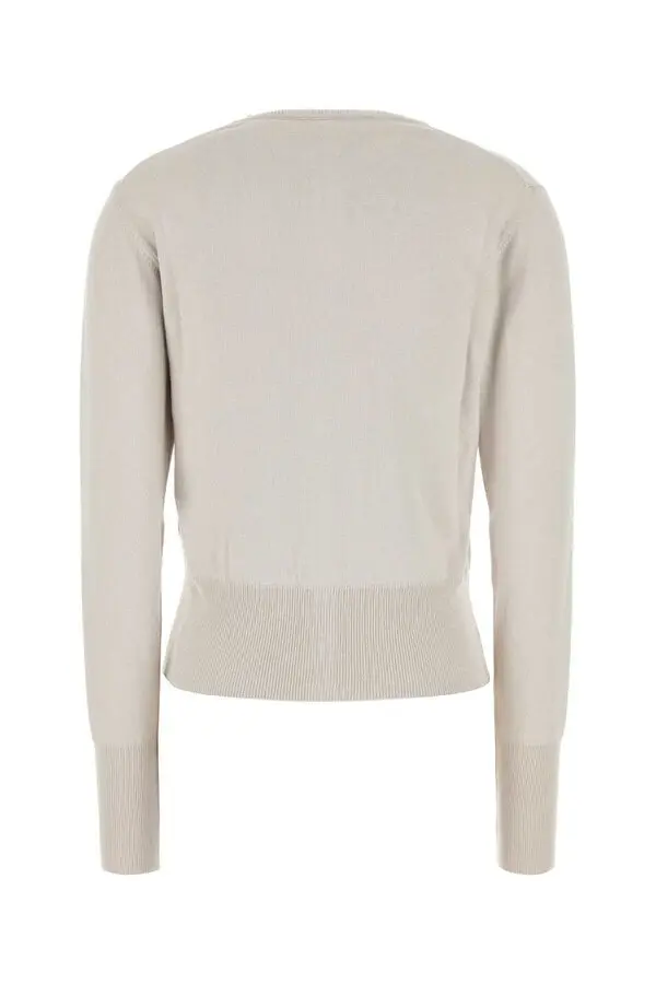 VIVIENNE WESTWOOD Orb Embroidered Knit Cardigan - Nude