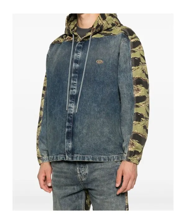 DIESEL® Camouflage Panel Denim Jacket