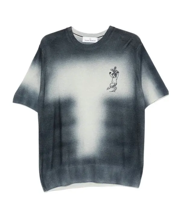 VIVIENNE WESTWOOD Pattern Graphic T-shirt - Blue