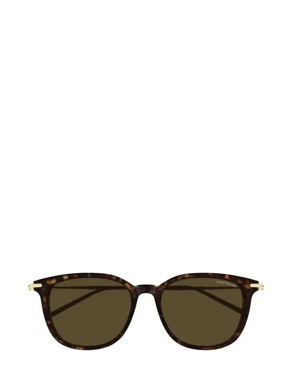 Montblanc Eyewear Square Frame Sunglasses - Green