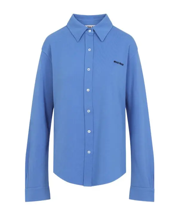 Miu Miu Cotton Piqué Shirt