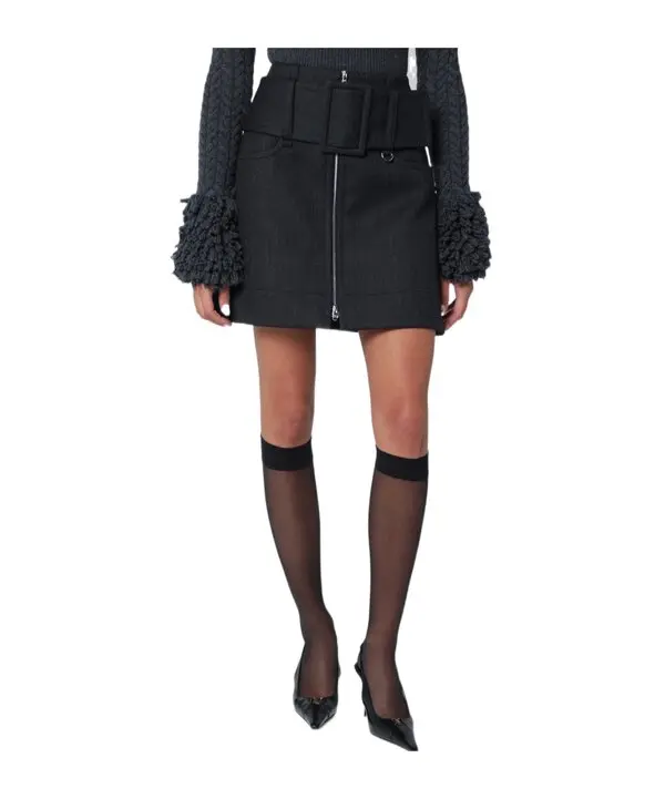 PATOU Zipper Mini Skirt