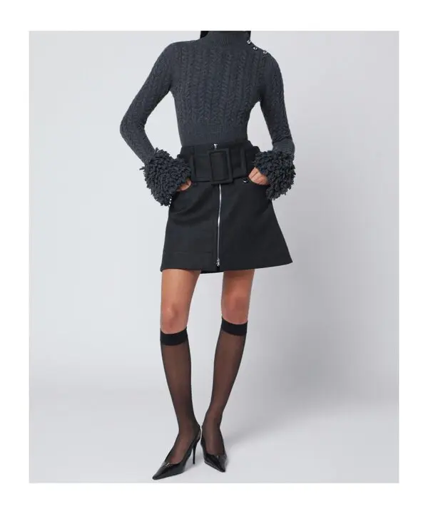 PATOU Zipper Mini Skirt