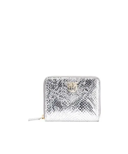 Pinko Galleria Square Zip-around Wallet - White