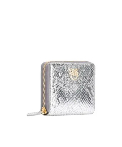 Pinko Galleria Square Zip-around Wallet - White