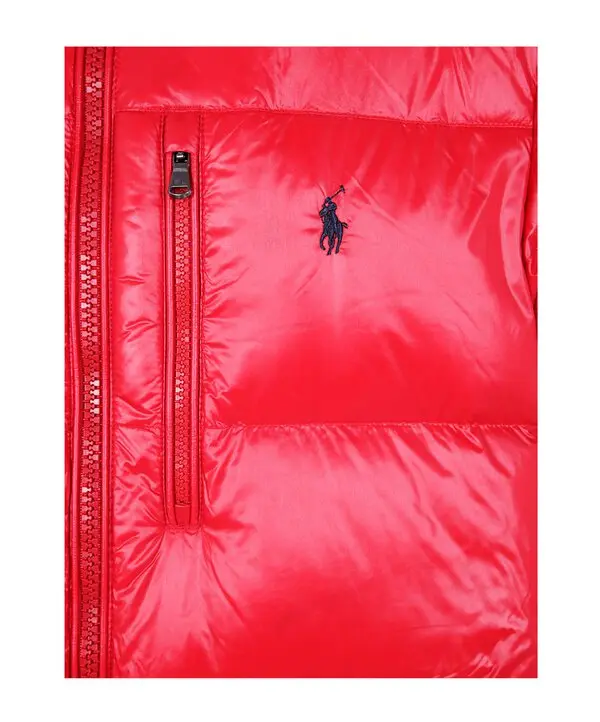 Polo Ralph Lauren Hooded Puffer Jacket - Red