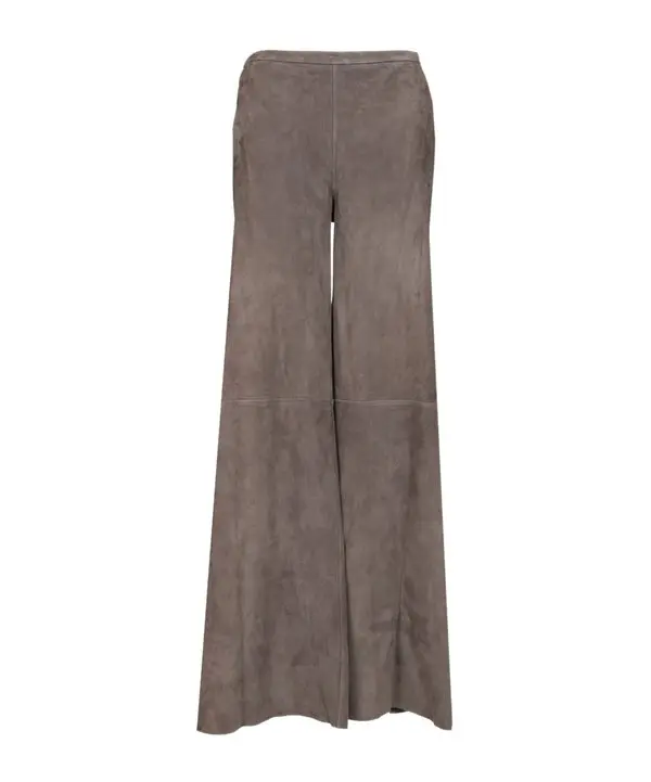 FORTE_FORTE Suede Trousers - Gray