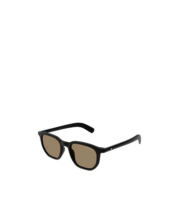 Montblanc Eyewear Square Frame Sunglasses - Black