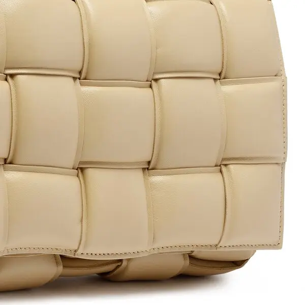 Bottega Veneta Padded Cassette Crossbody Bag - Nude
