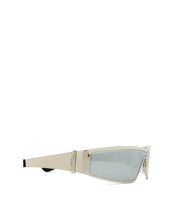 Alexander McQueen Wraparound Rectangular Sunglasses - Green