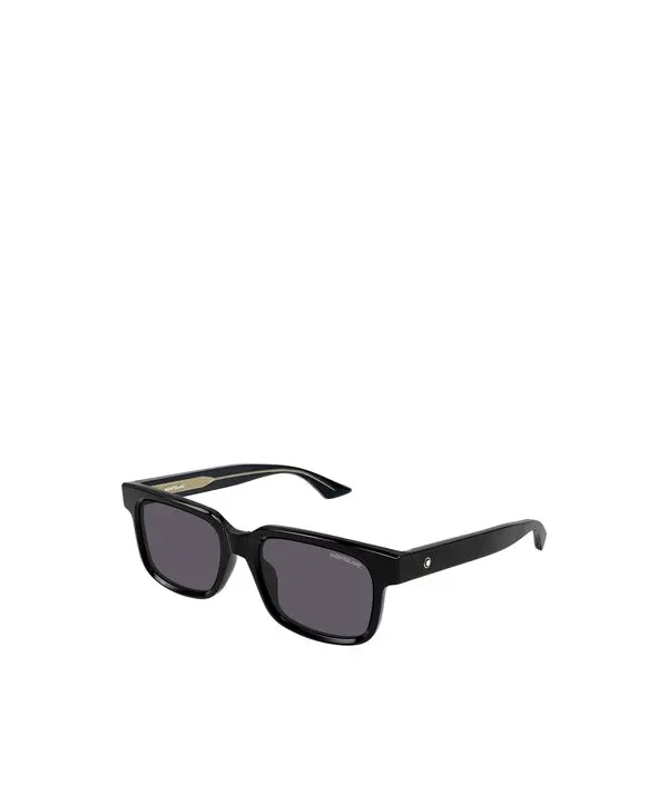 Montblanc Eyewear Square Frame Sunglasses - Black