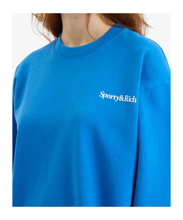 SPORTY  RICH Sporty & Rich Health Is Wealth Crew Sweatshirt