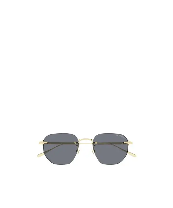 Montblanc Pilot Frame Sunglasses - Gold