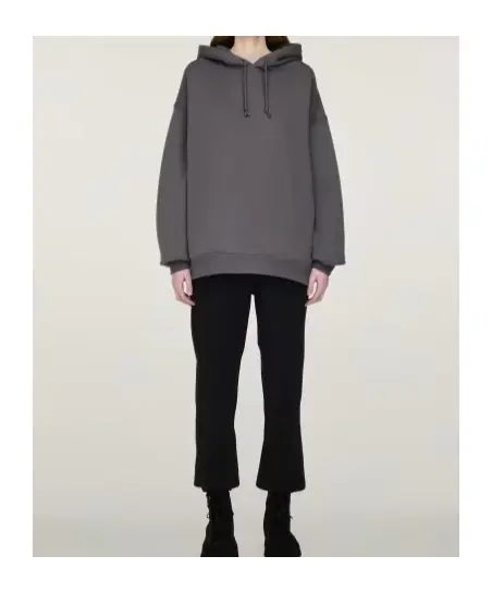 Y3 Oversized Graphic Hoodie - Granite