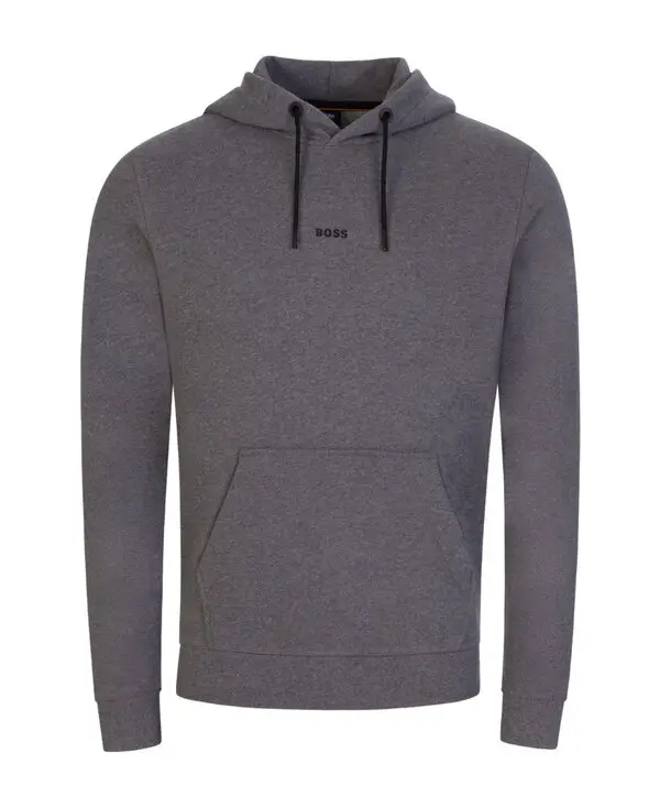 Hugo Boss Logo Print Cotton Hoodie