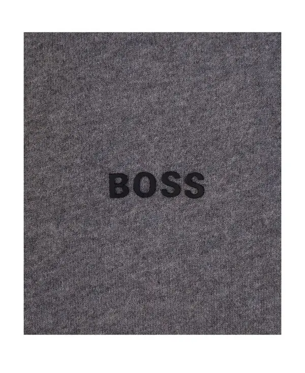 Hugo Boss Logo Print Cotton Hoodie