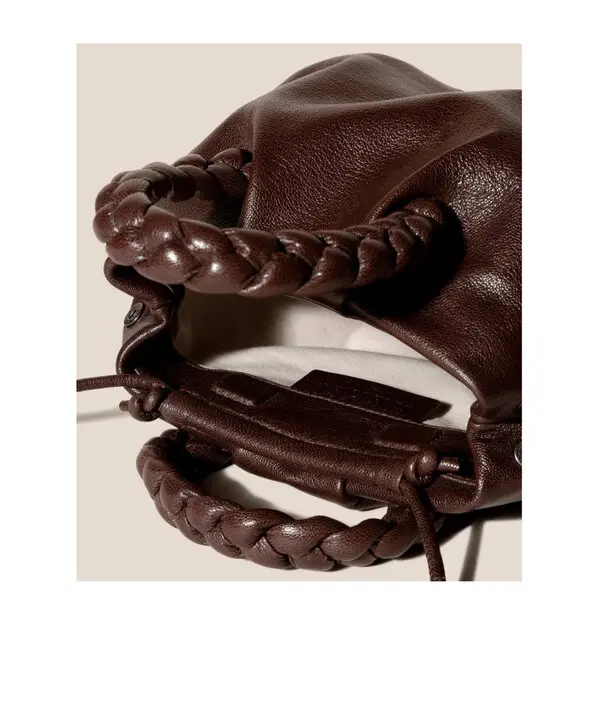 Hereu Bombon M Magnetic Fastened Crossbody Bag - Brown