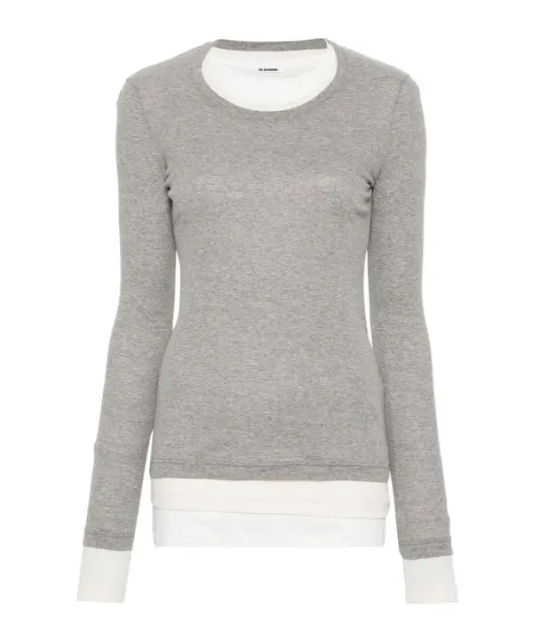 JIL SANDER Three Pack Crewneck T-shirts - Gray