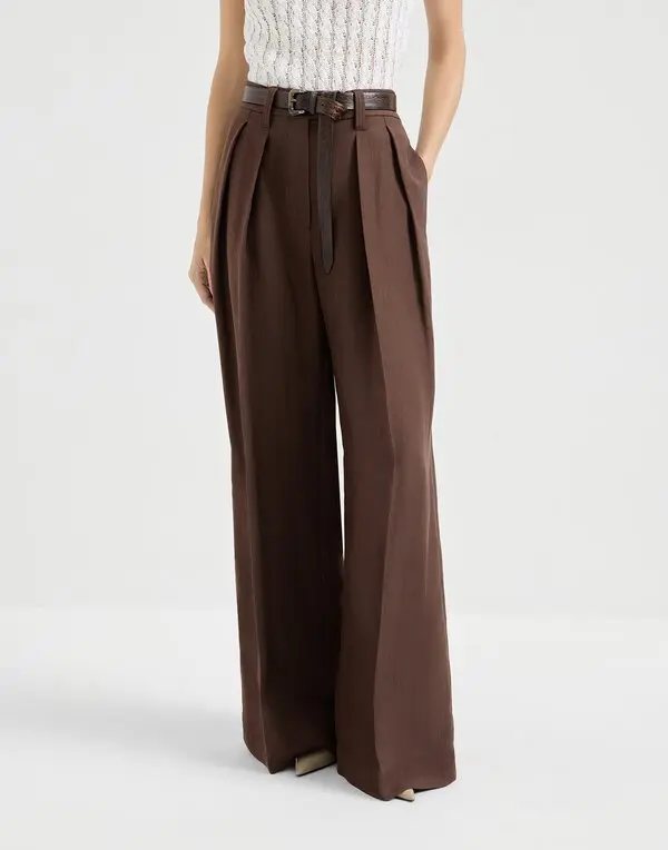 Brunello Cucinelli Pleated Mid-waist Trousers
