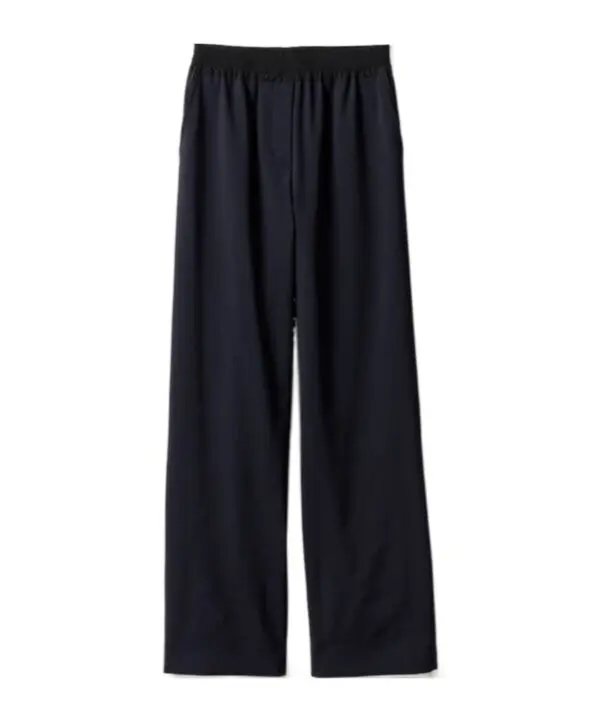 Miu Miu Elasticated Waist Trousers - Navy