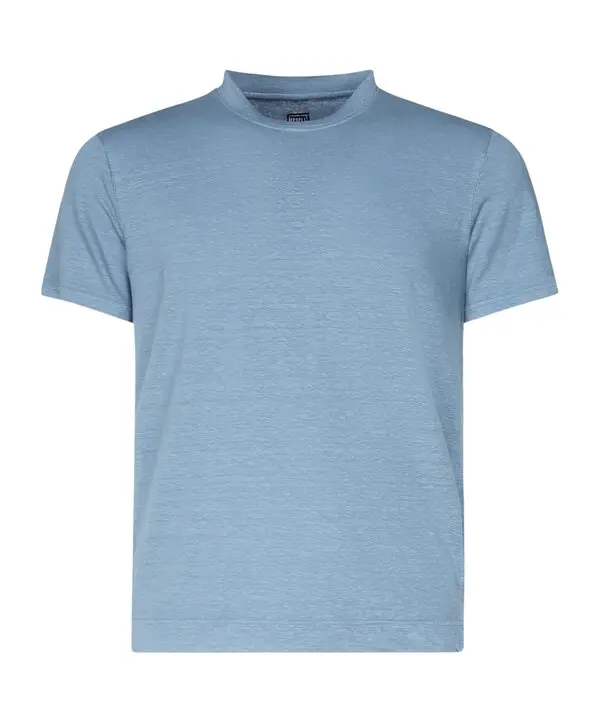 Fedeli Flex Linen Crew Neck T-shirt