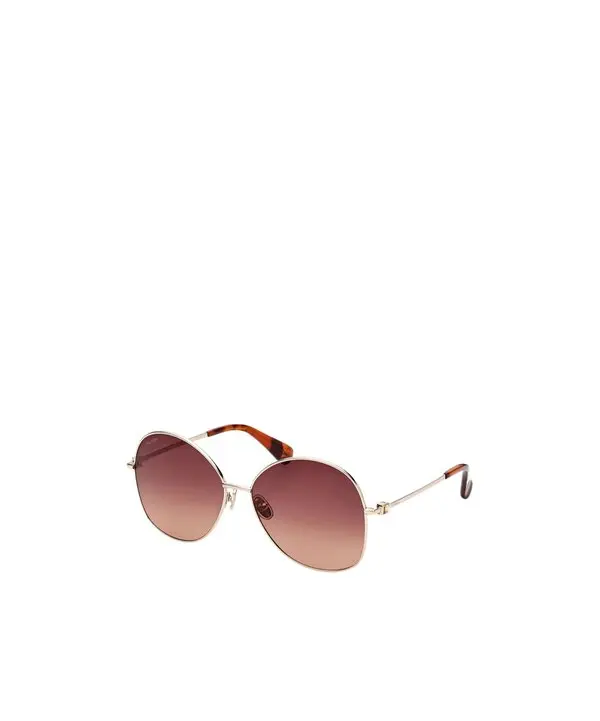 Max Mara Round Frame Sunglasses - Nude