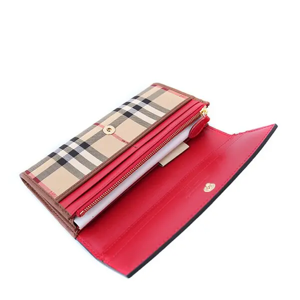 Burberry Logo Wallet - Red