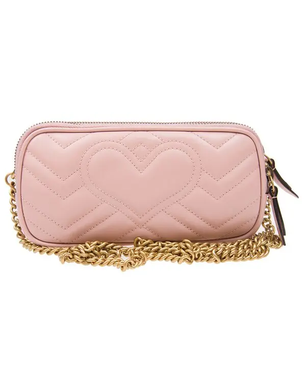 Gucci Gg Marmont Mini Chain Strap Shoulder Bag