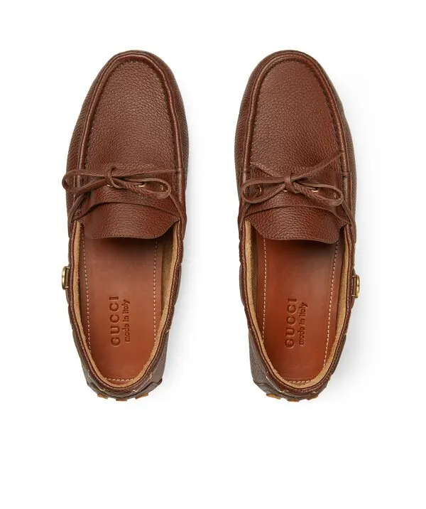 Gucci Interlocking G Detail Loafers