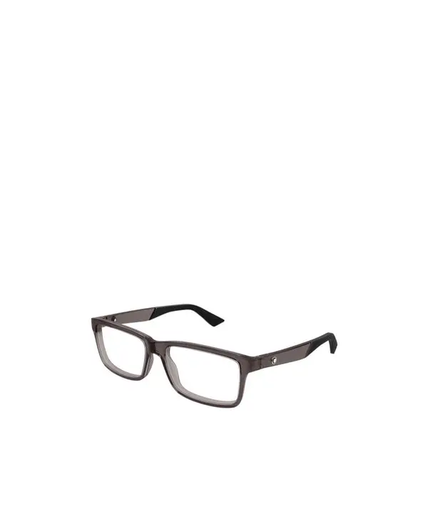 Montblanc Eyewear Rectangle Frame Glasses - Grey