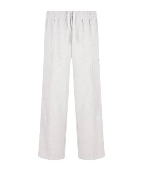 Gucci Web Detailed Logo Embroidered Trousers - Grey