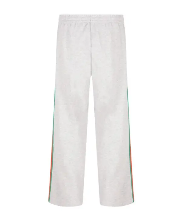 Gucci Web Detailed Logo Embroidered Trousers